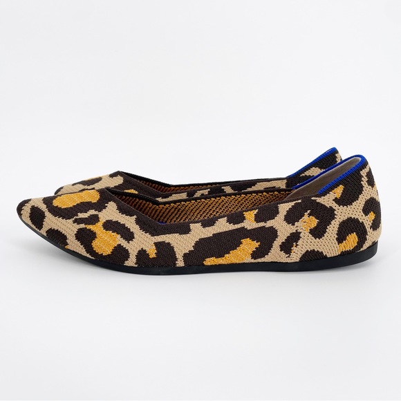 Rothy's | Shoes | Rothys The Point Big Cat Flats In Animal Cheetah ...